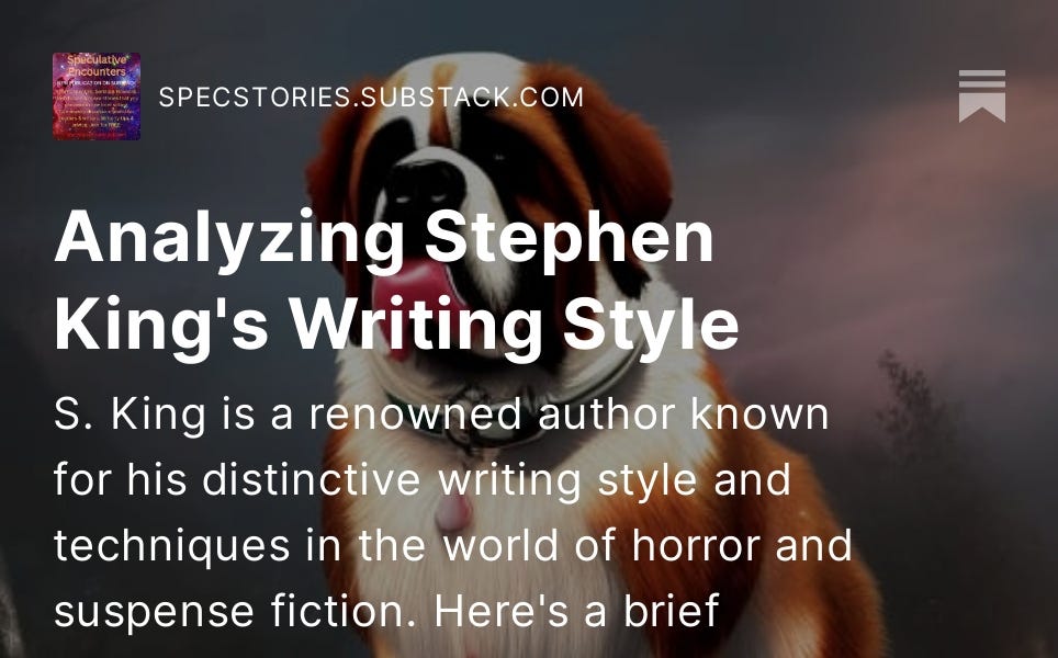 Analyzing Stephen King's Writing Style - by C. L. Nichols