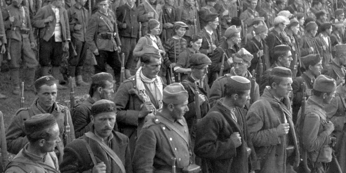 Narrow escape for Yugoslav partisans - by Martin Cherrett