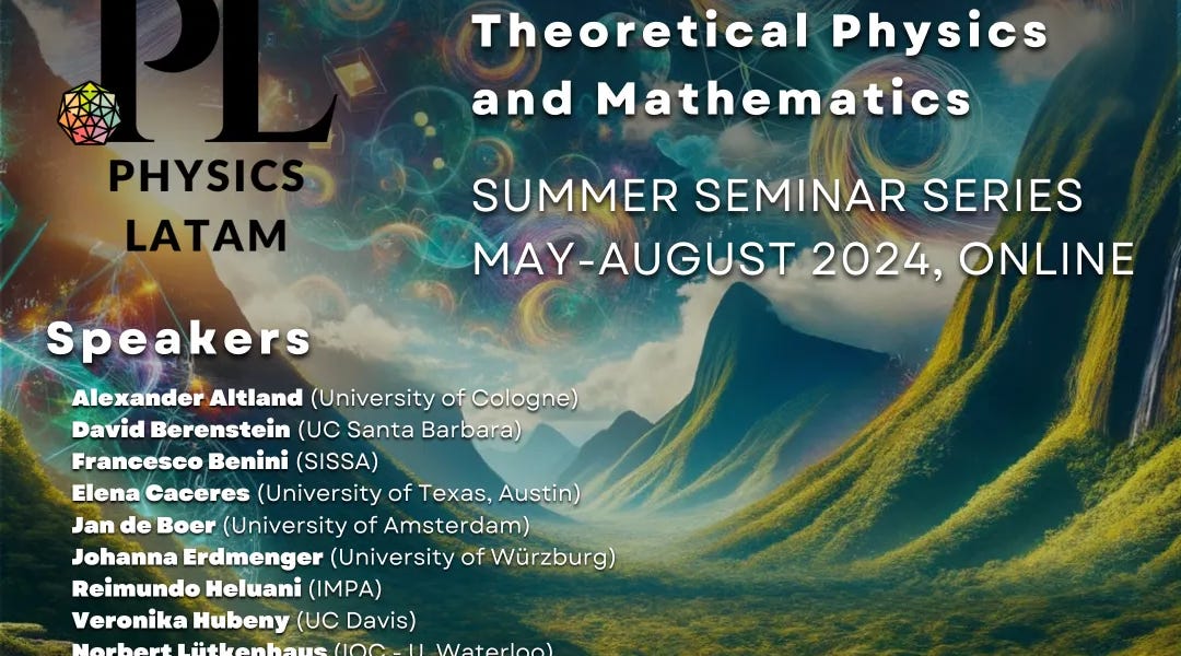 Summer Series Seminar 2024 - Physics Latam