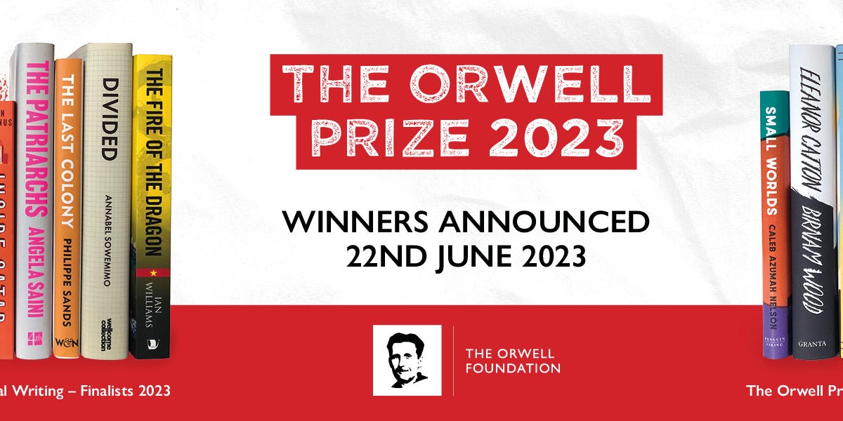 The Orwell Prize 2023: Why I Write