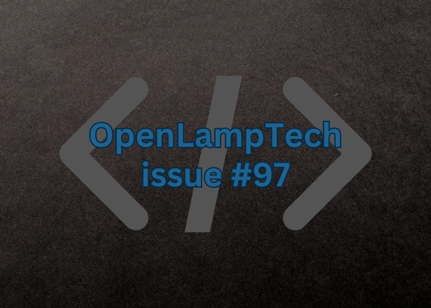OpenLampTech issue #97 - by Joshua Otwell - OpenLampTech