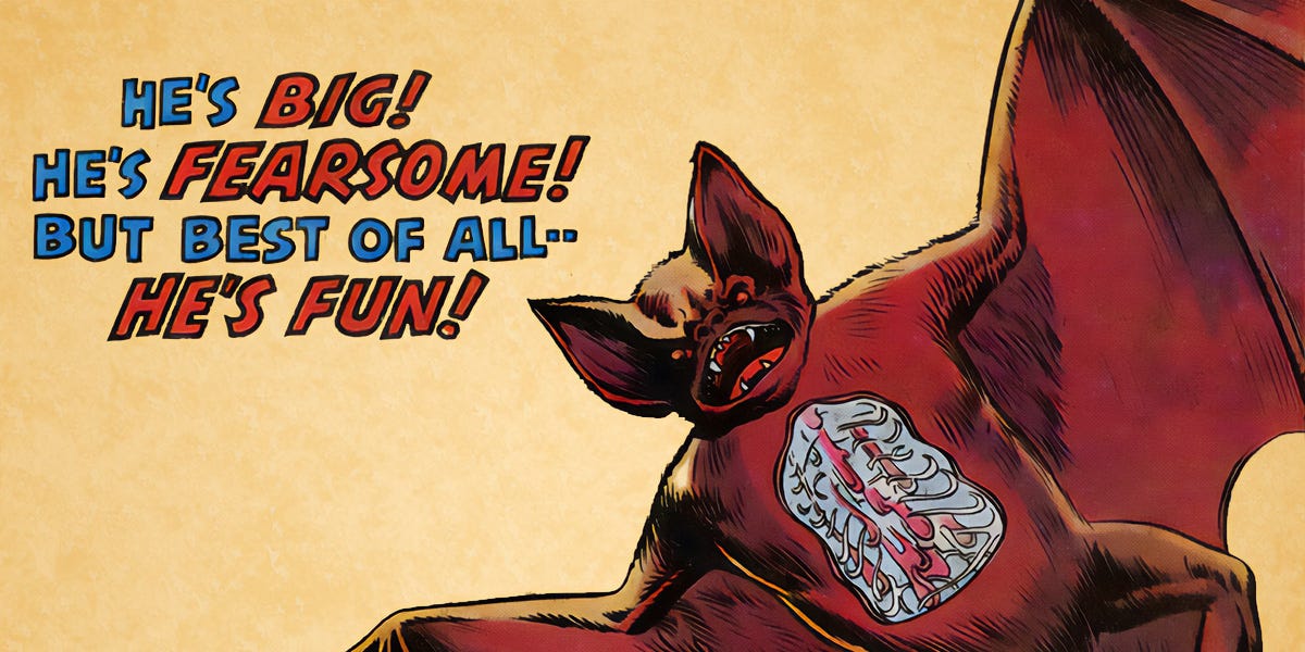 Gre-Gory the Vampire Bat 🦇 - The Retroist