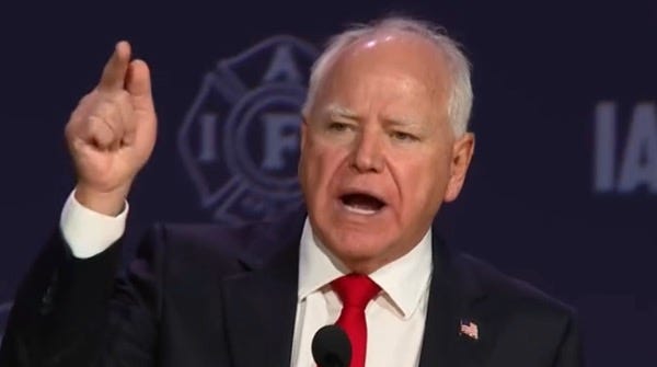 Walz Slams Anti-Union Scab Trump - by Scott Dworkin