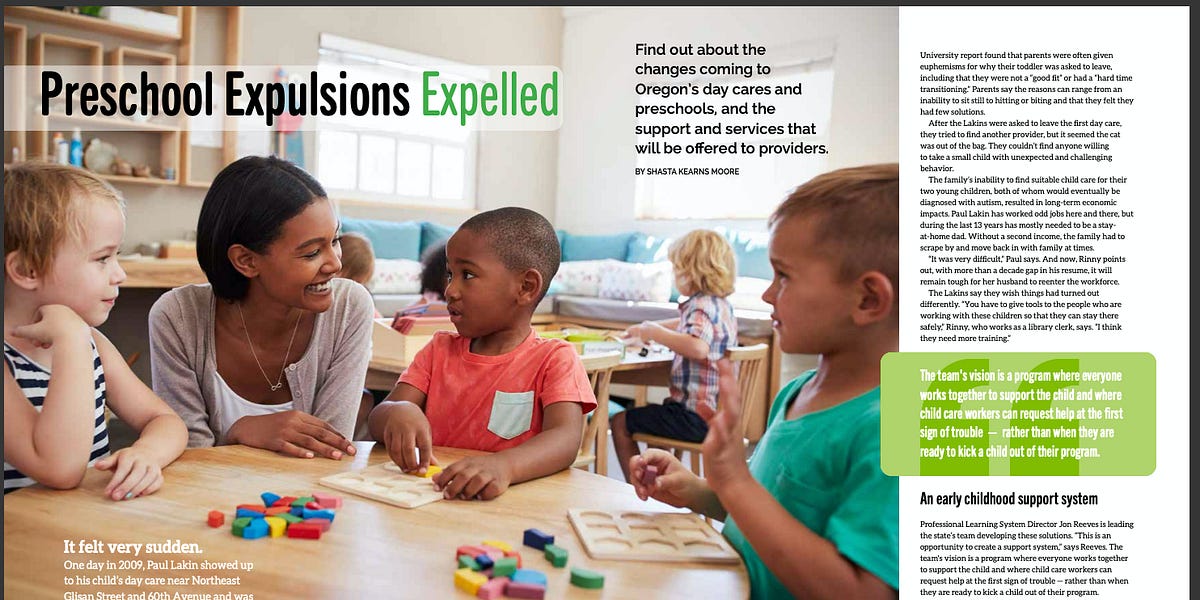 Oregon to ban expulsions from preschool but what about kids who never ...