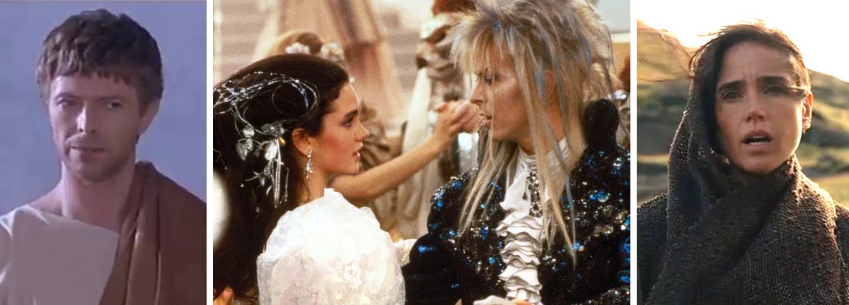 How many Labyrinth and Willow actors have also been in Bible movies?