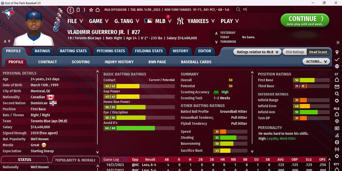 Scouting In OOTP - by Daniel Evensen