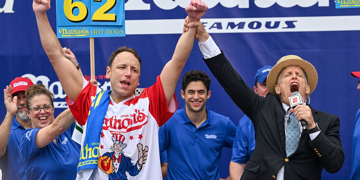 Canzano: A word on the legend of Joey Chestnut
