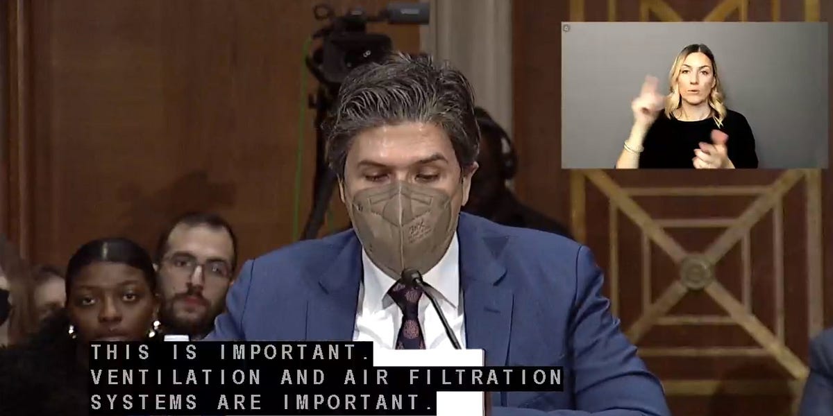 Dr. Al-Aly to room of unmasked Senators: Long COVID comes from COVID