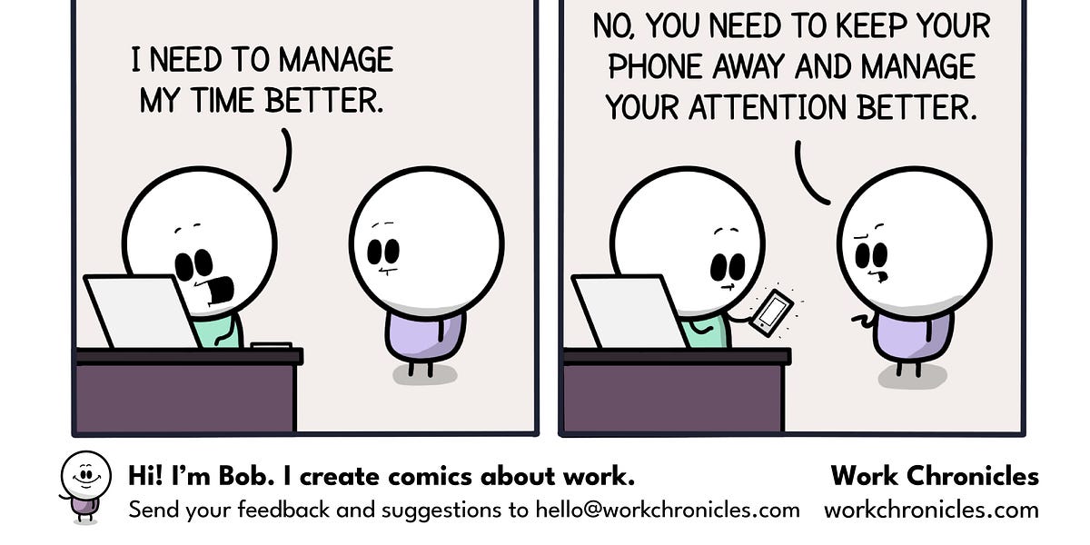 (comic) Time Management - Work Chronicles