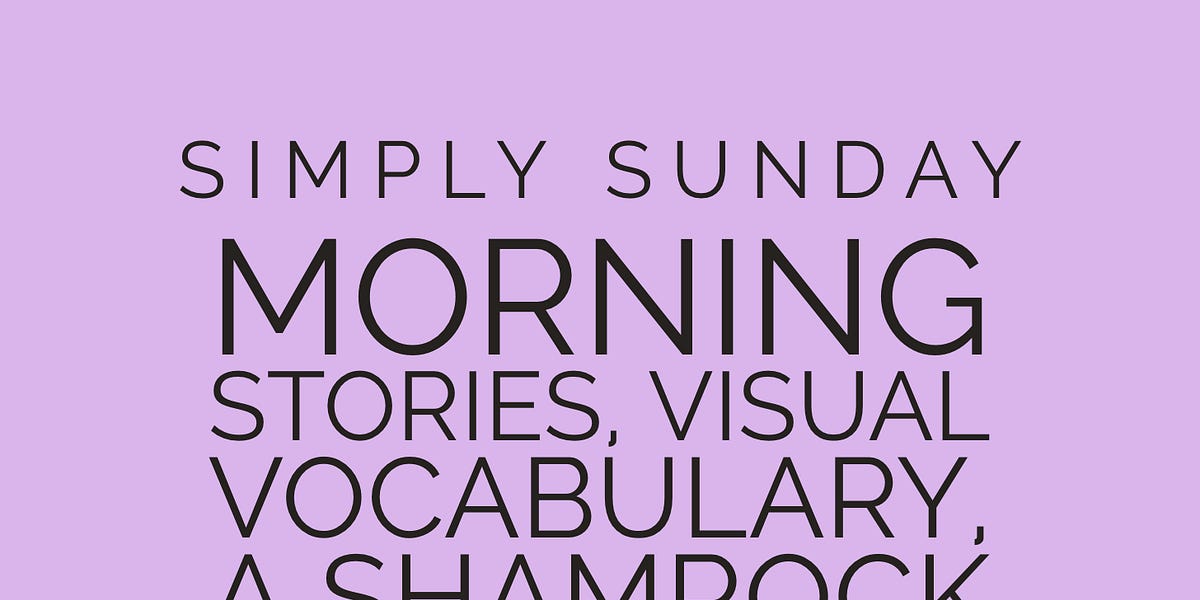 Simply Sunday - Drawing a Shamrock - by Amy Cowen