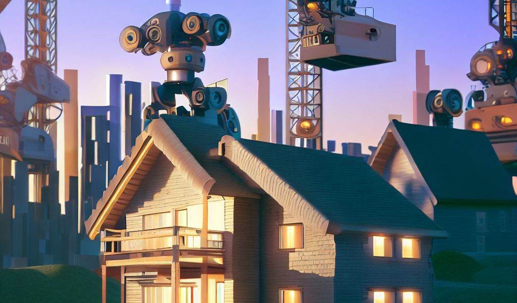 The robot skyrising - by Nick Felker