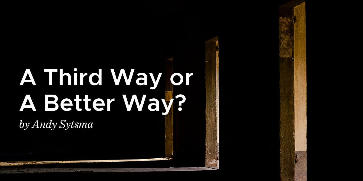 A Third Way or A Better Way - The Abide Project