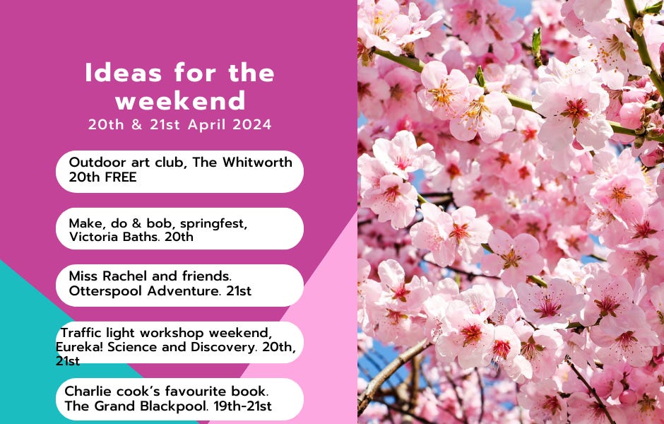 What's on this weekend for kids in the North West