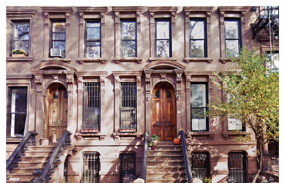 Architectural styles of New York Row houses and brownstones