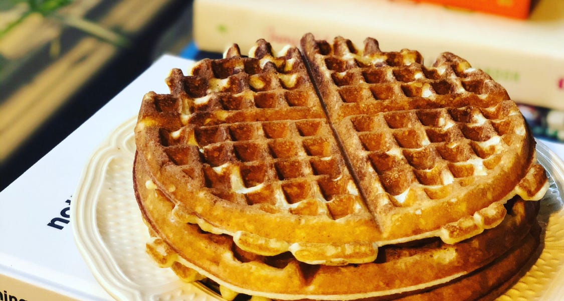 Thoughts on waffles - by Lesley Chesterman - Lick my Plate