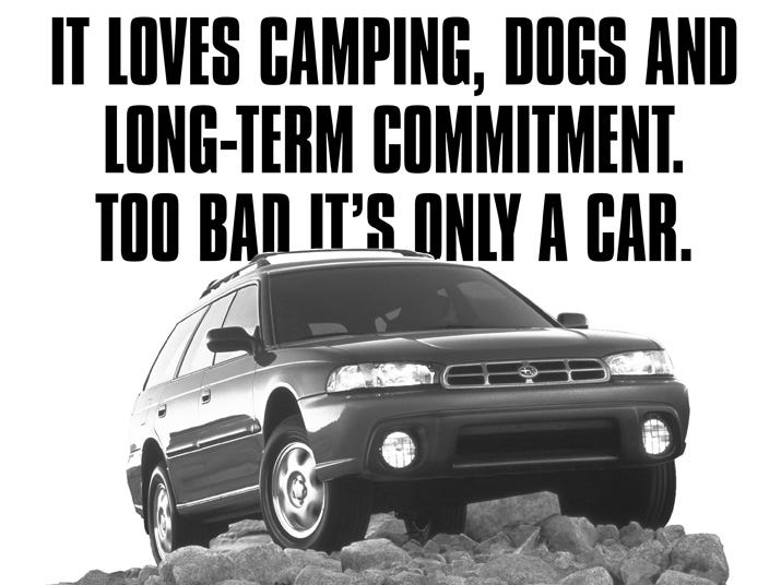 Why do lesbians love Subarus? - by Stephanie - The Carpet
