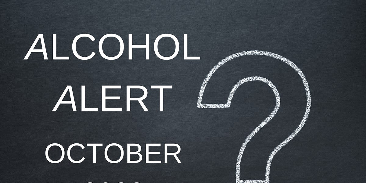 Alcohol Alert - October 2023
