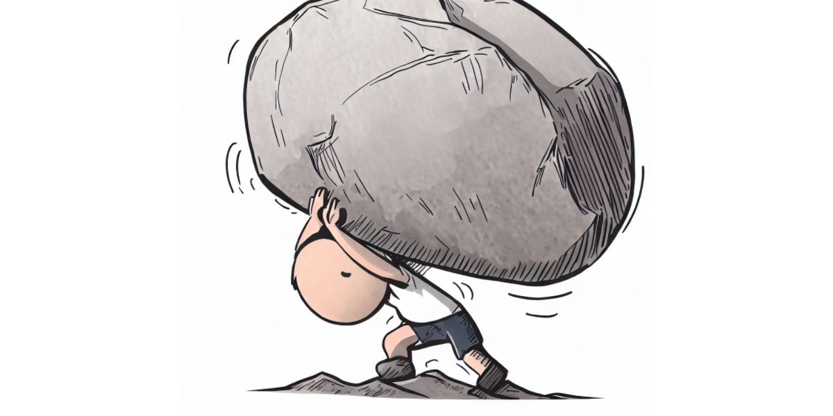 Find the biggest boulder you can carry, today - by daithiD