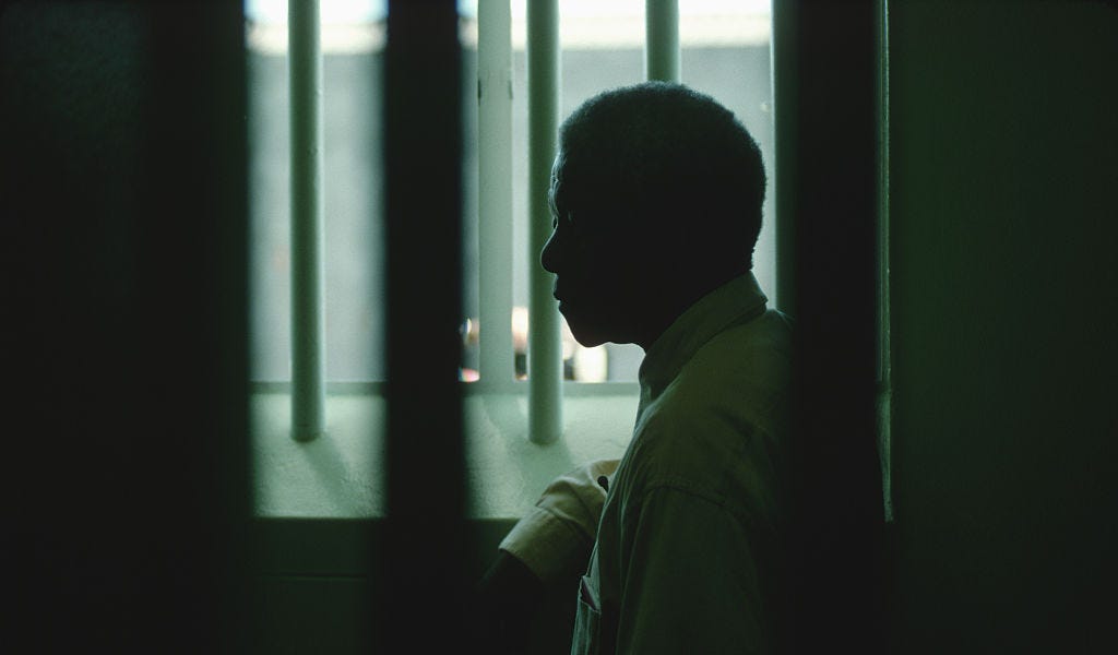 The solitude of prison forces the mind to grapple with many things