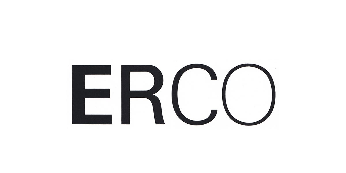ERCO by Otl Aicher, 1974 – Logo Histories