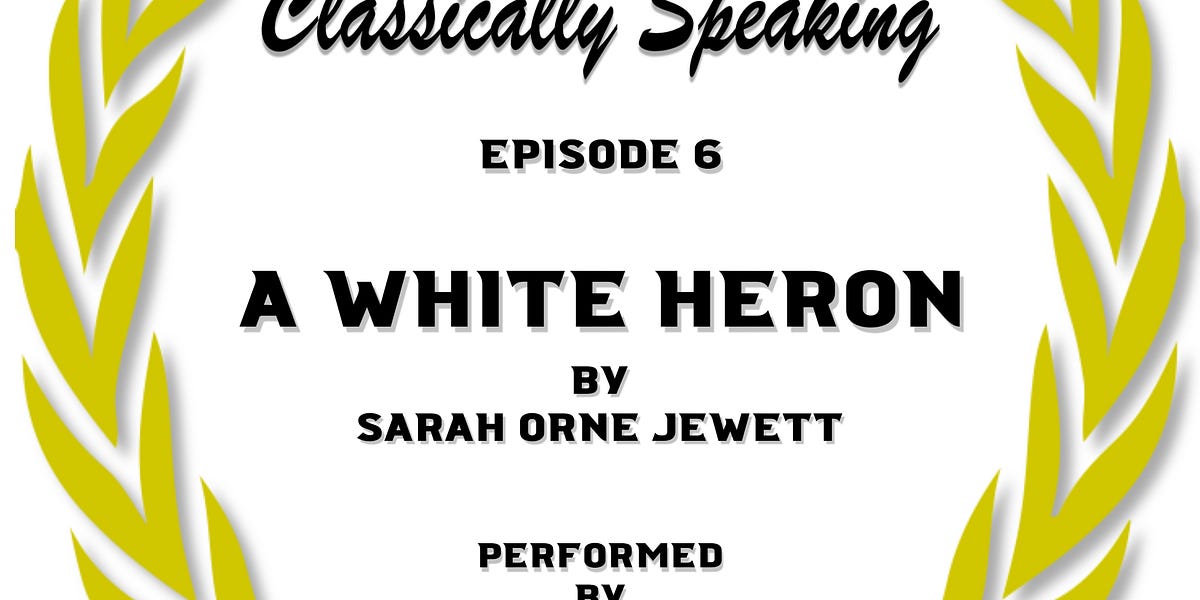 A White Heron - by CK Simmons - Classically Speaking