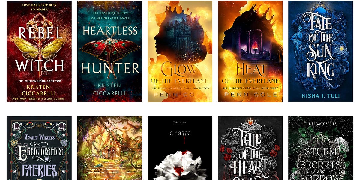 Top 15 Most Read Romantasy Books This Week