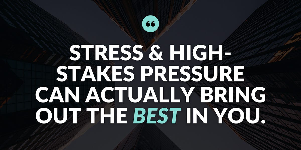 How to Thrive Under Pressure - by Dr. Julie Gurner