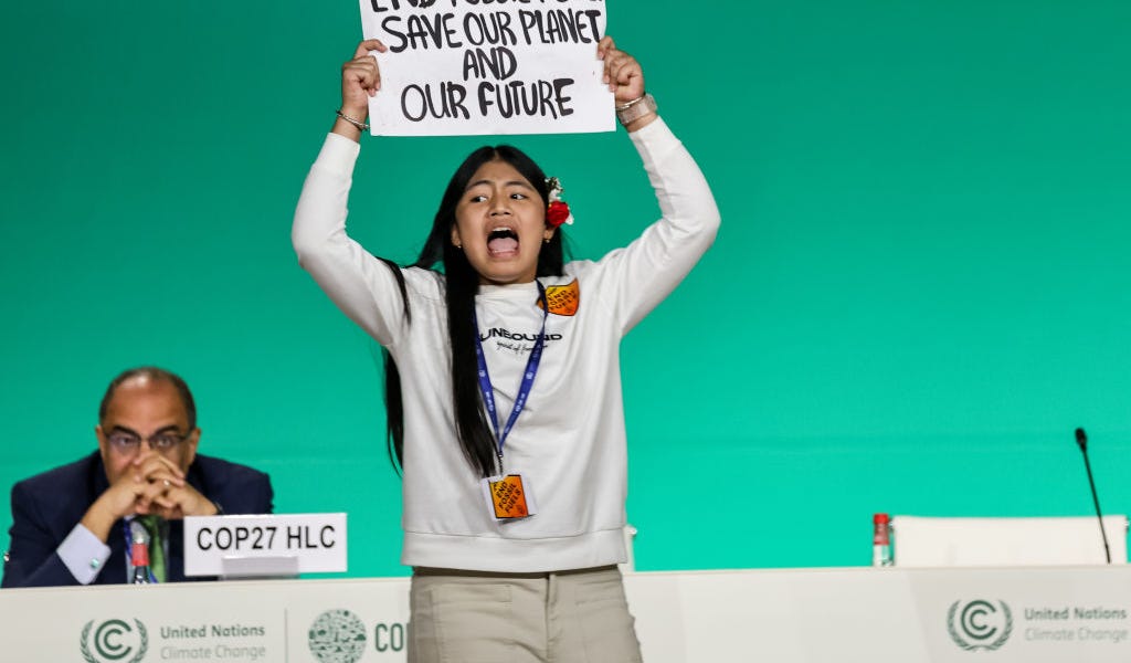 The 12-year-old who halted COP28 - by Emily Atkin - HEATED