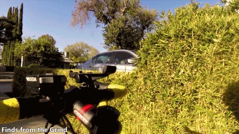 Finds from the Grind - Yellow and Blue - by Joe Morris