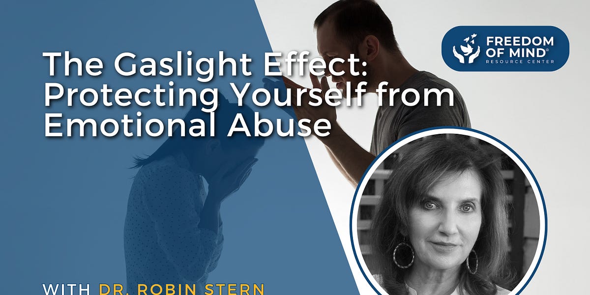 The Gaslight Effect: Protecting Yourself from Emotional Abuse with Dr ...