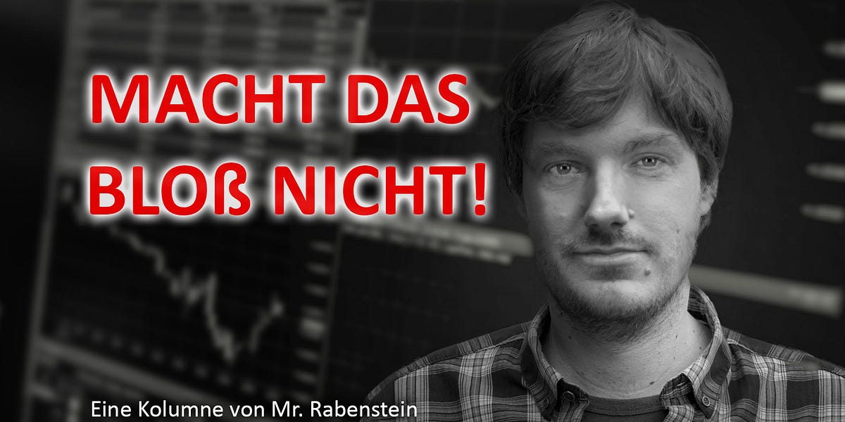 Warum ich mehr als 10 Jahre lang nur mit Musterdepots handelte