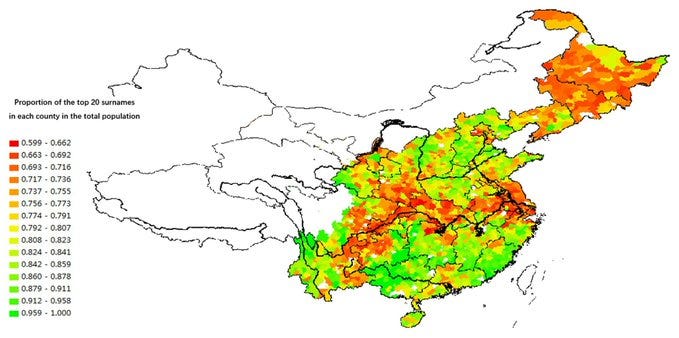 What explains China's cultural heterogeneity?