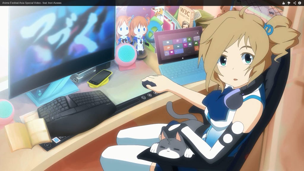 Internet Explorer-tan! - by Joe Morris