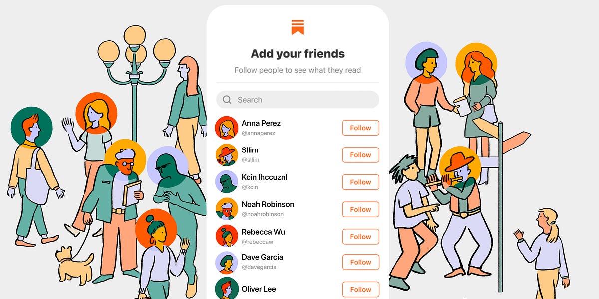 Now you can find and follow friends on Substack