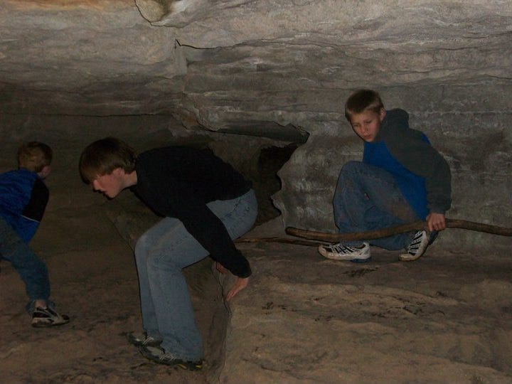 Big Mav sees a ghost. - by Meritt Fitzhugh McGahee