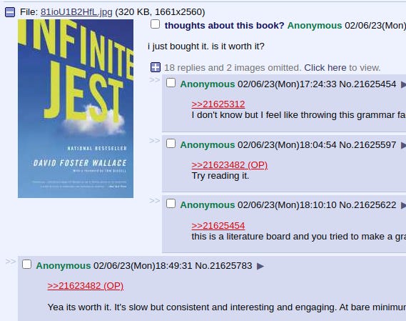 #47: The Forum Never Advances its Discourse