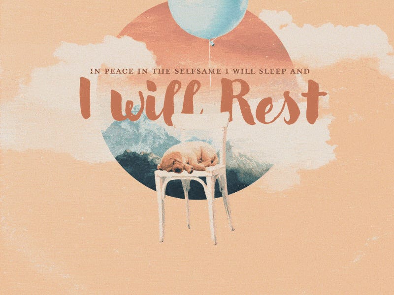 Psalm 4:9 - by Jason - Psalm GIFs