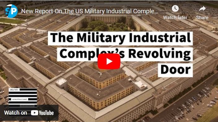 New Report On The US Military Industrial Complex's Revolving Door