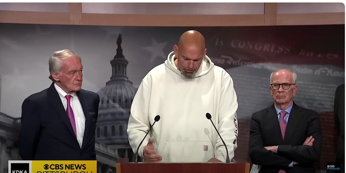 New Senate Dress Code Lets John Fetterman Wear Shorts, Susan Collins ...