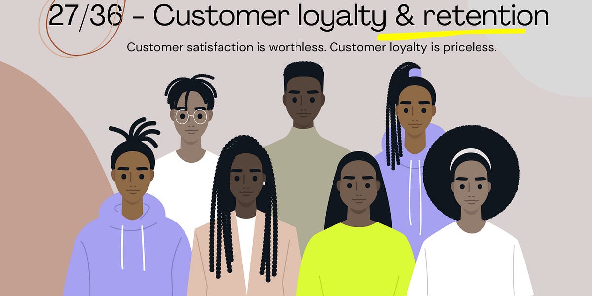 27/36 : Customer loyalty & retention