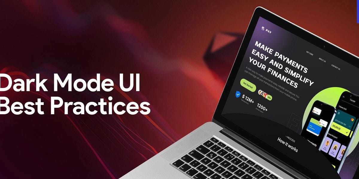 Dark Mode UI Design Best Practices - Figma Flow