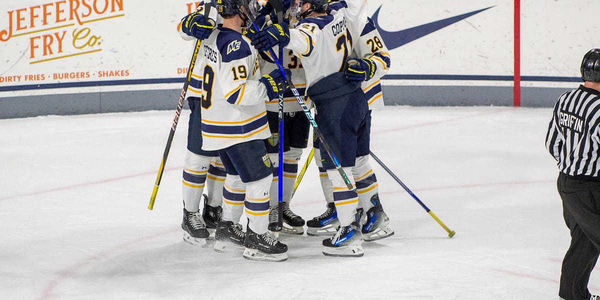 Reuniting with Copponi, Alex Jefferies scores a hat trick for Merrimack ...