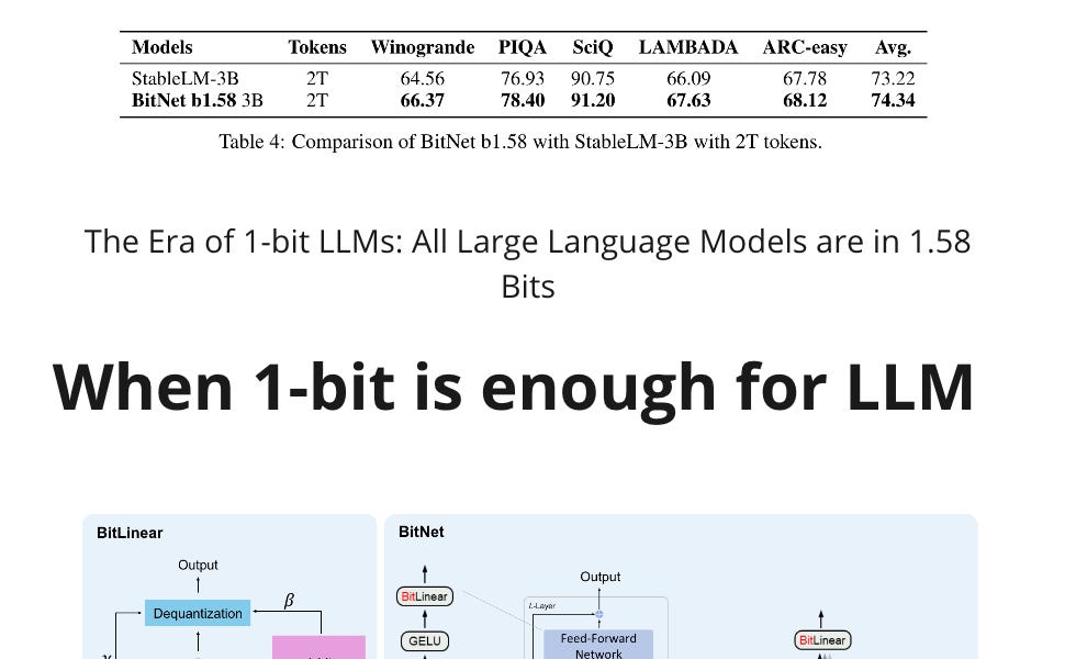 When 1-bit is enough for LLM - Shchegrikovich LLM