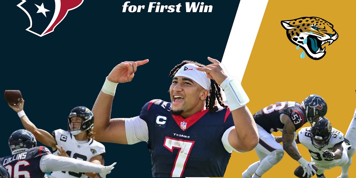 One Day Later: C.J. Stroud Thrills Again as Texans Get First Win