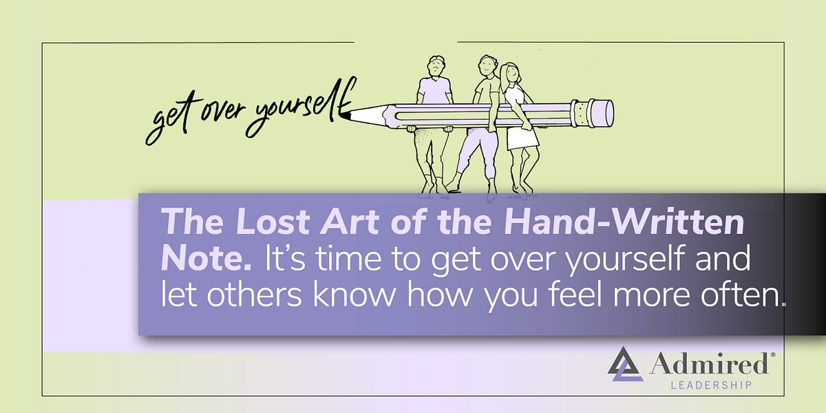 The Lost Art of the Handwritten Note