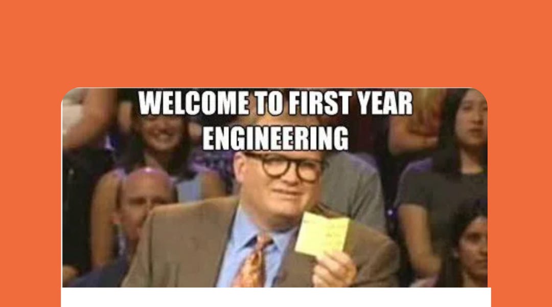 Welcome Incoming First Years! 🥳 - The Thriving Engineer