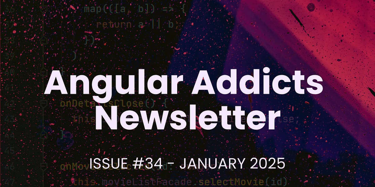 Angular Addicts #34: Angular 19.1, AI & Angular, introduction to DDD & more