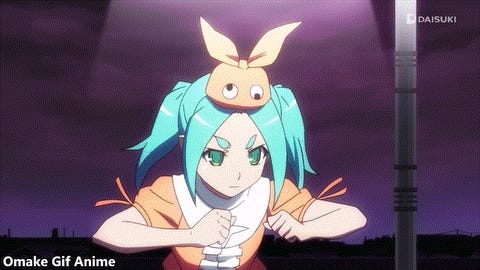 Omake Gif Anime - Tsukimonogatari - Episode 3 - Yotsugi Heart