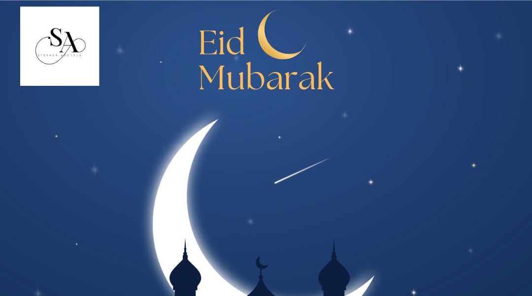 Happy Eid Mubarak - by Stephen Adetolu