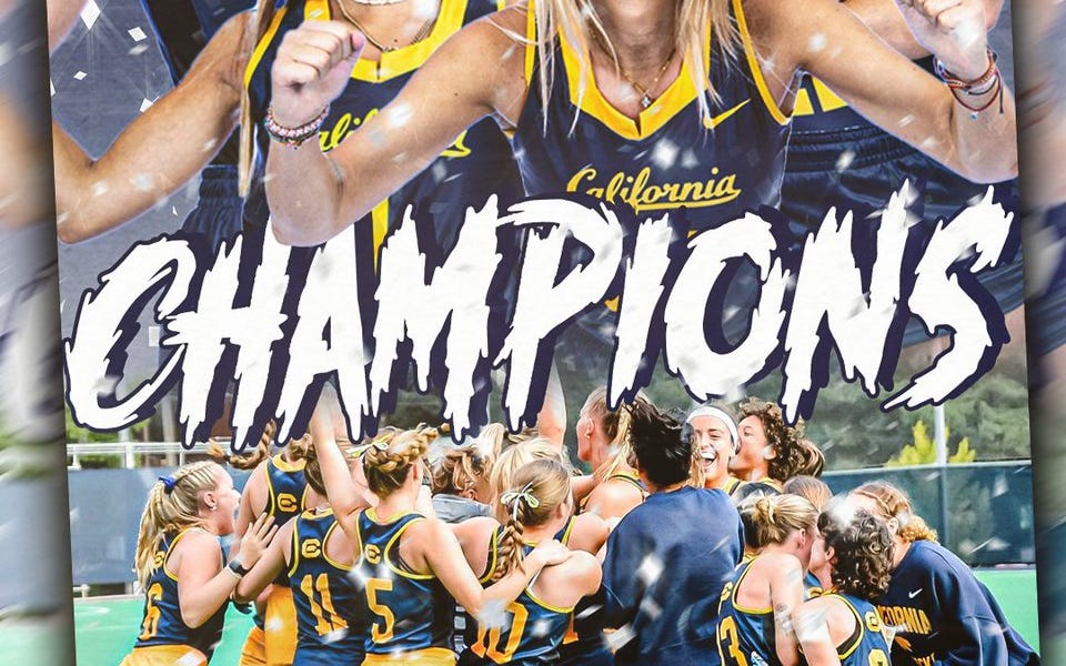 Cal Field Hockey wins America East championship in 3-2 OT thriller over ...